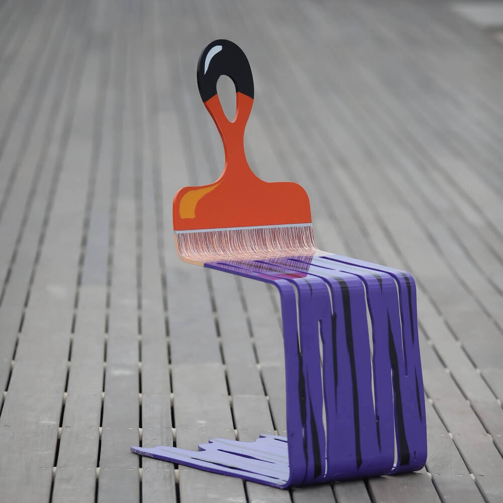 Grab a Chair (Blue-Orange) – David Kracov