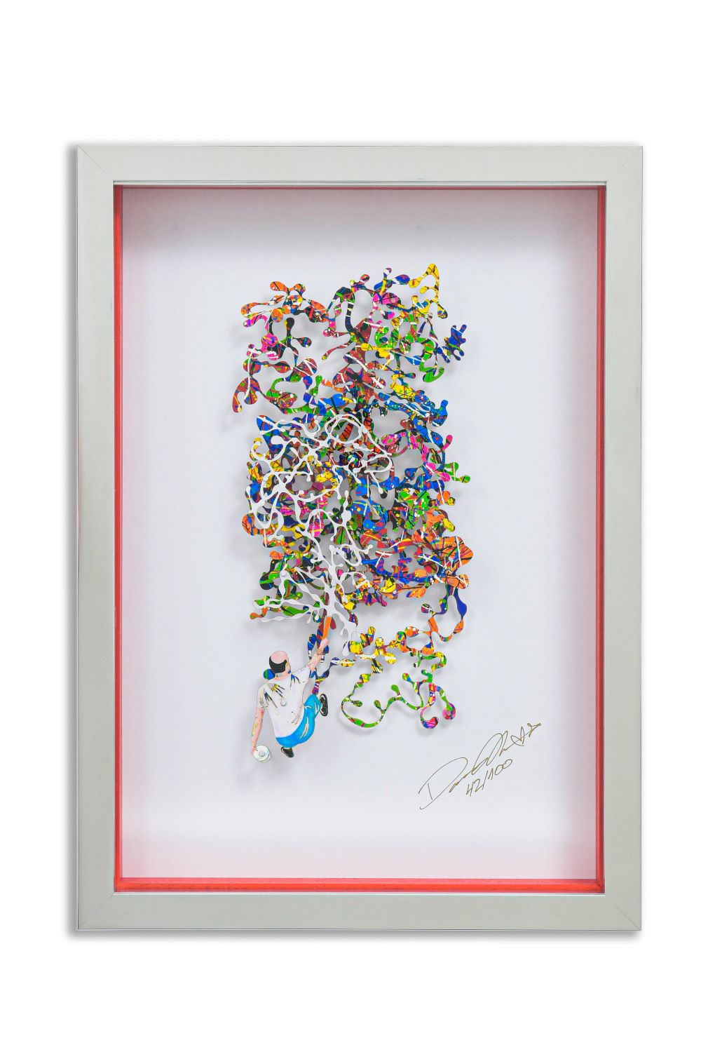 Homage to Jackson Pollock – Colorful – David Kracov